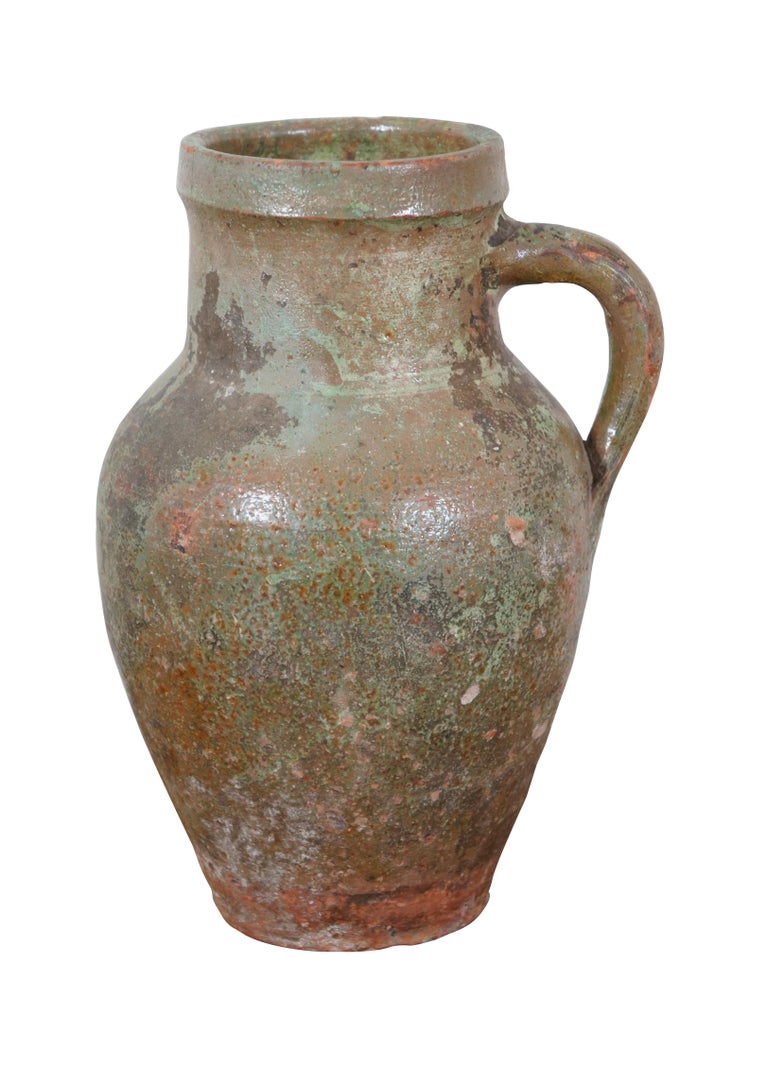 5 Antique Earthenware Jugs Jars Pots Amphora Olive Oil Crock Vases For ...