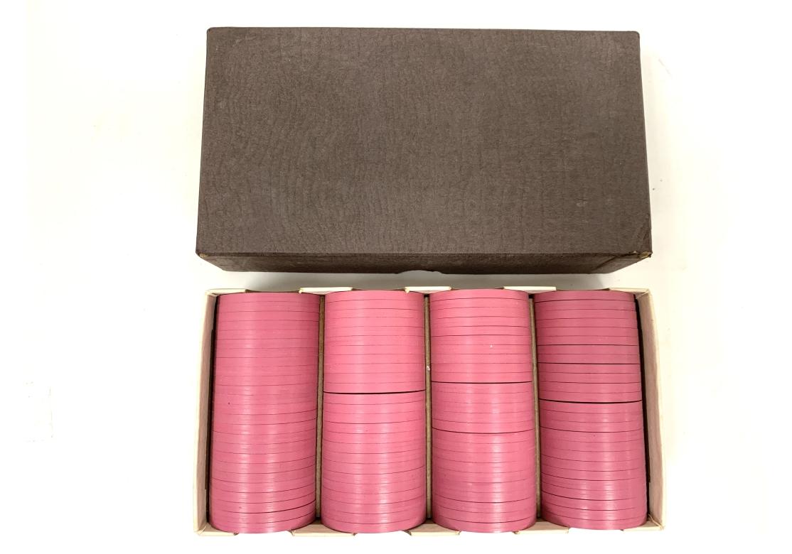 5 Boxes Colorful Vintage Clay Poker Chips With 500 Pieces Total For ...