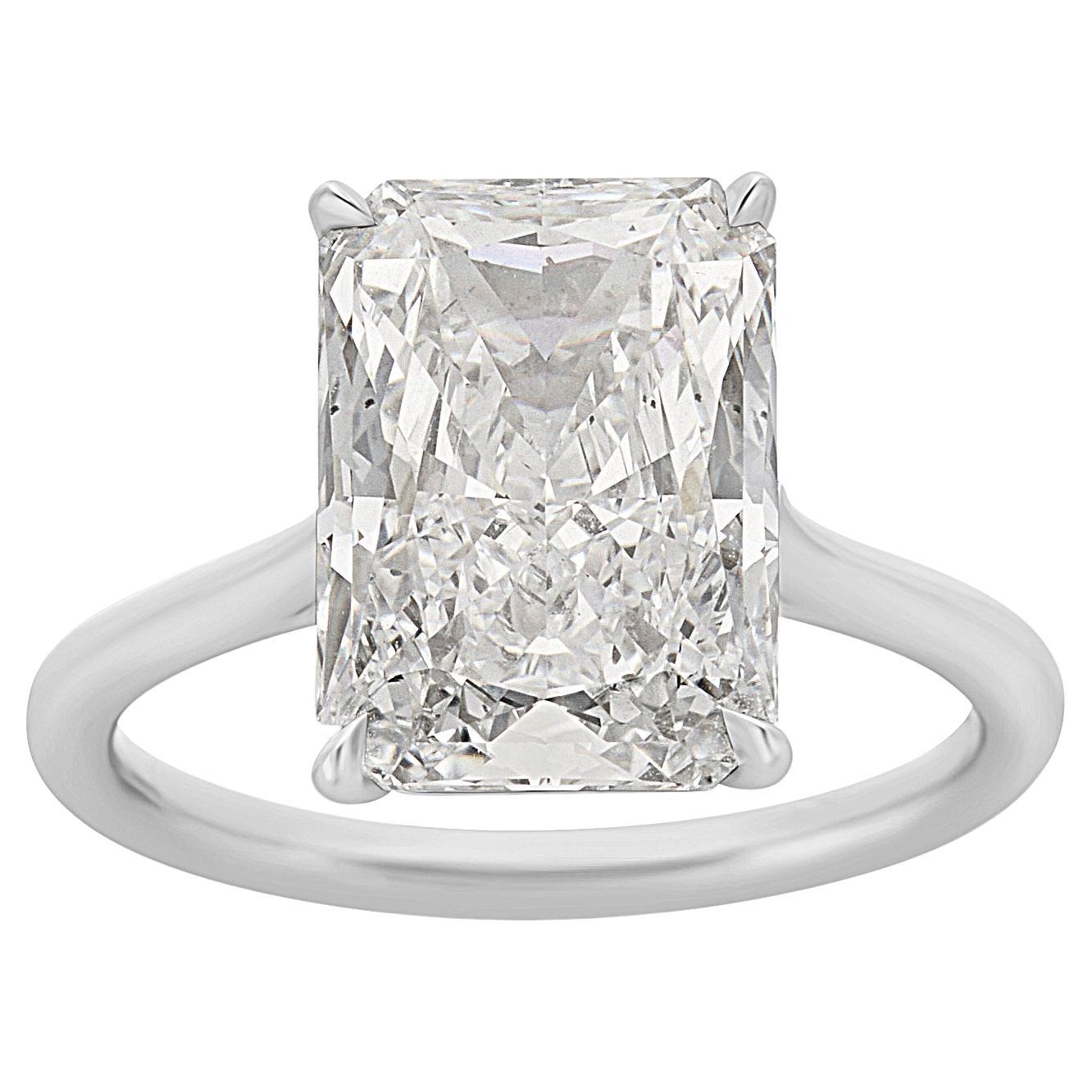 Solitär-Ring aus Platin mit 1,28 Karat Diamanten im Angebot bei 1stDibs