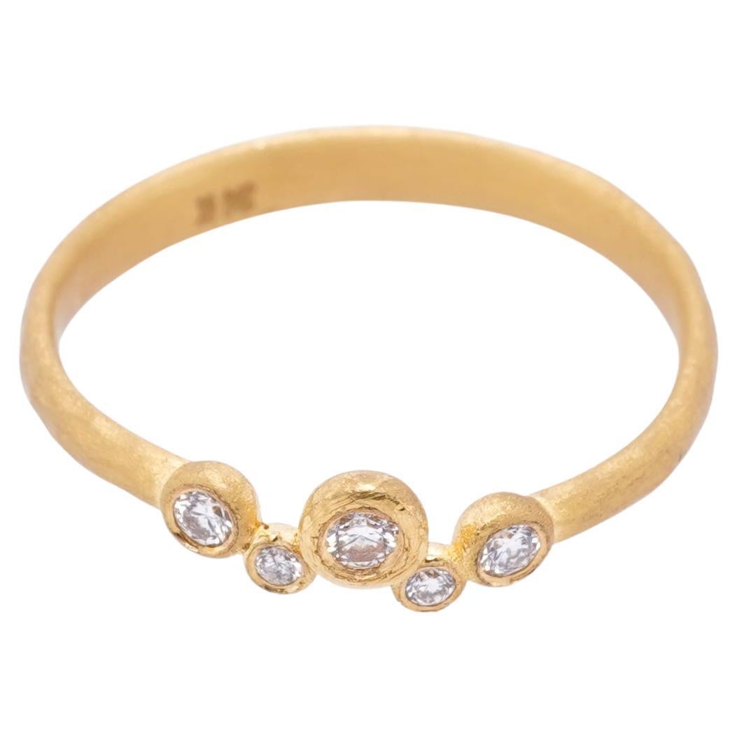 Dark Red, Oval Single Ruby with Diamond, 24kt Solid Gold Ring For Sale ...