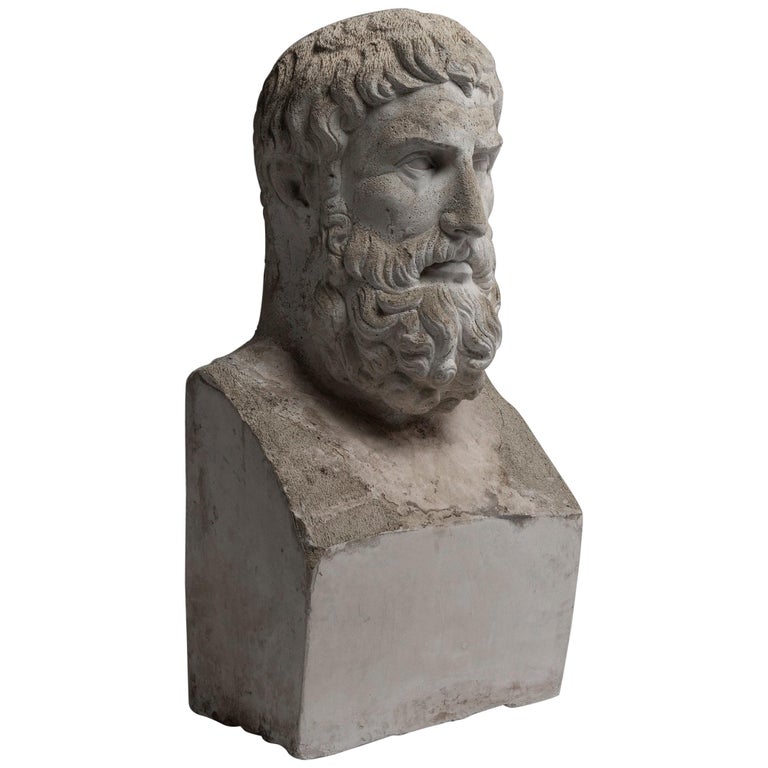 Concrete Bust at 1stDibs