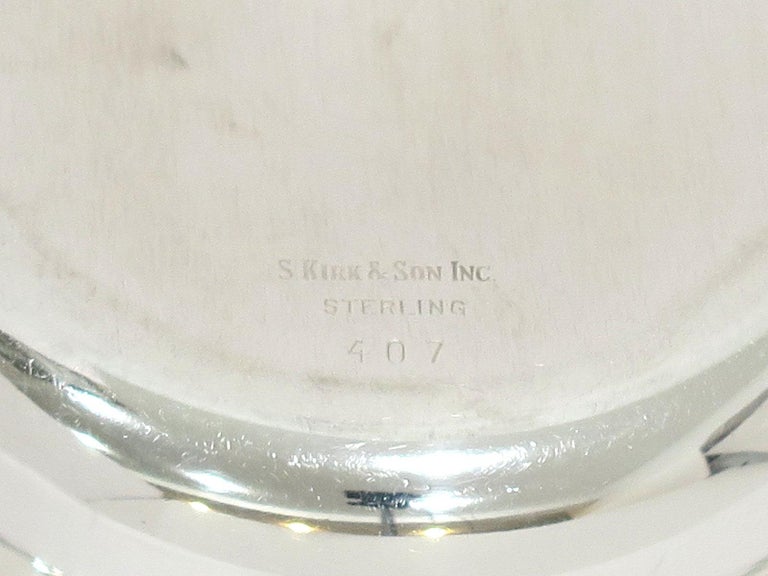 Sterling Silver S. Kirk and Son Antique Floral Repousse Serving Plate ...
