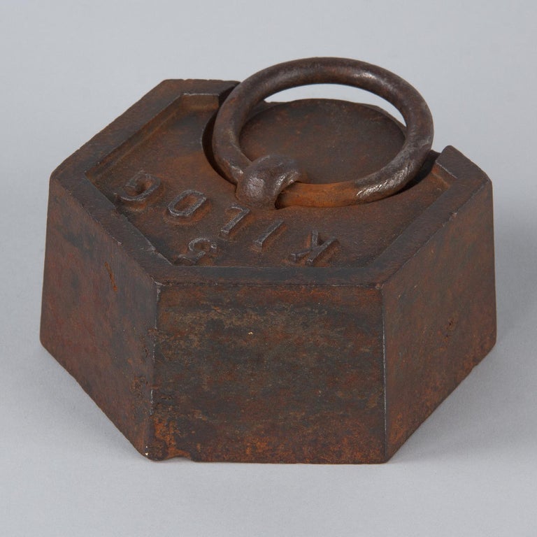 5 Kilogram Iron Scale Weight, France, Early 1900s For Sale at 1stdibs