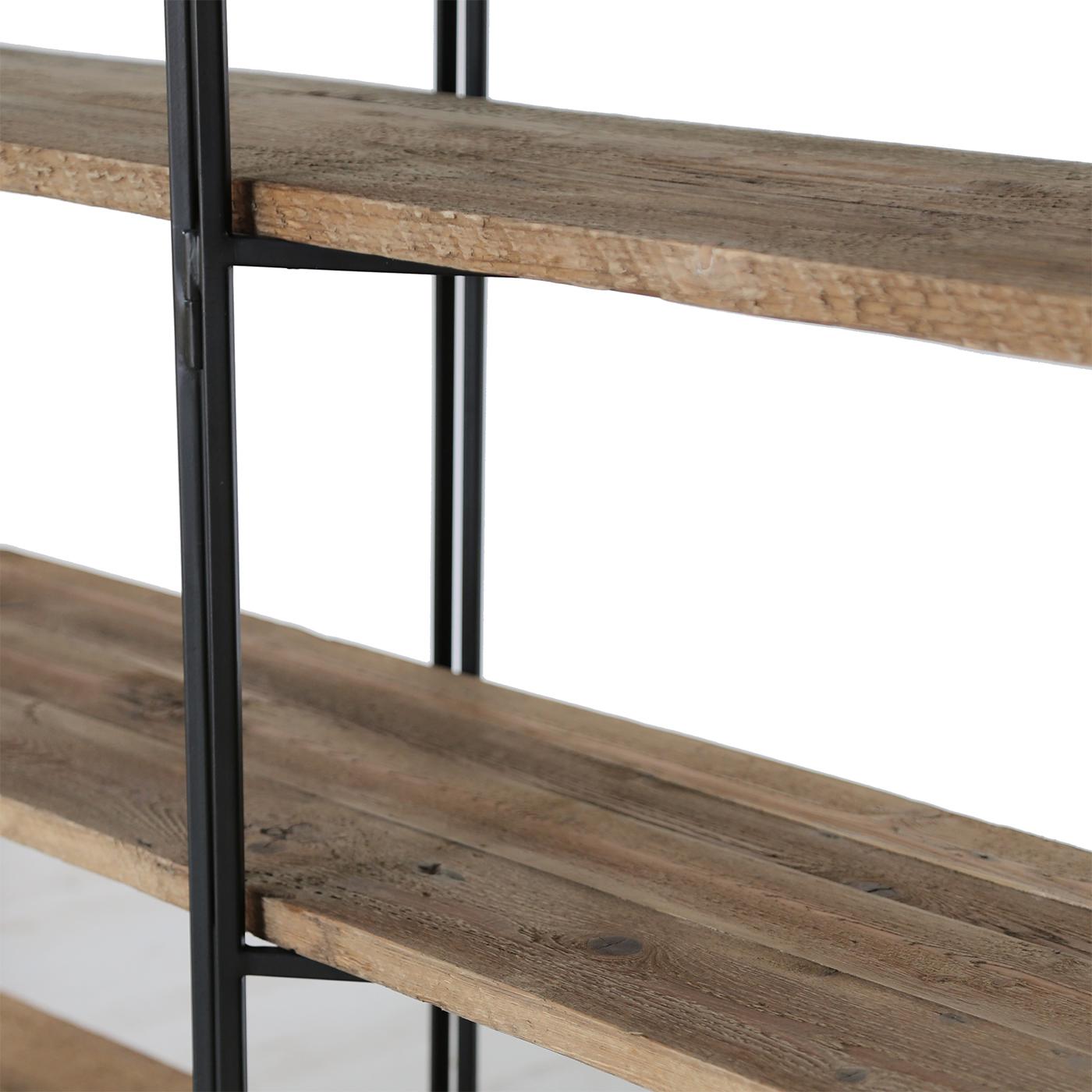 5-Shelf Asymmetrical Bookcase For Sale at 1stDibs