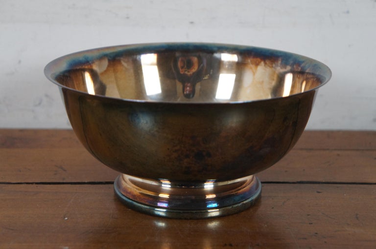 5 Vintage Silver Plate Serving Meat Trays Platters Bowl Dish Bergdorf ...