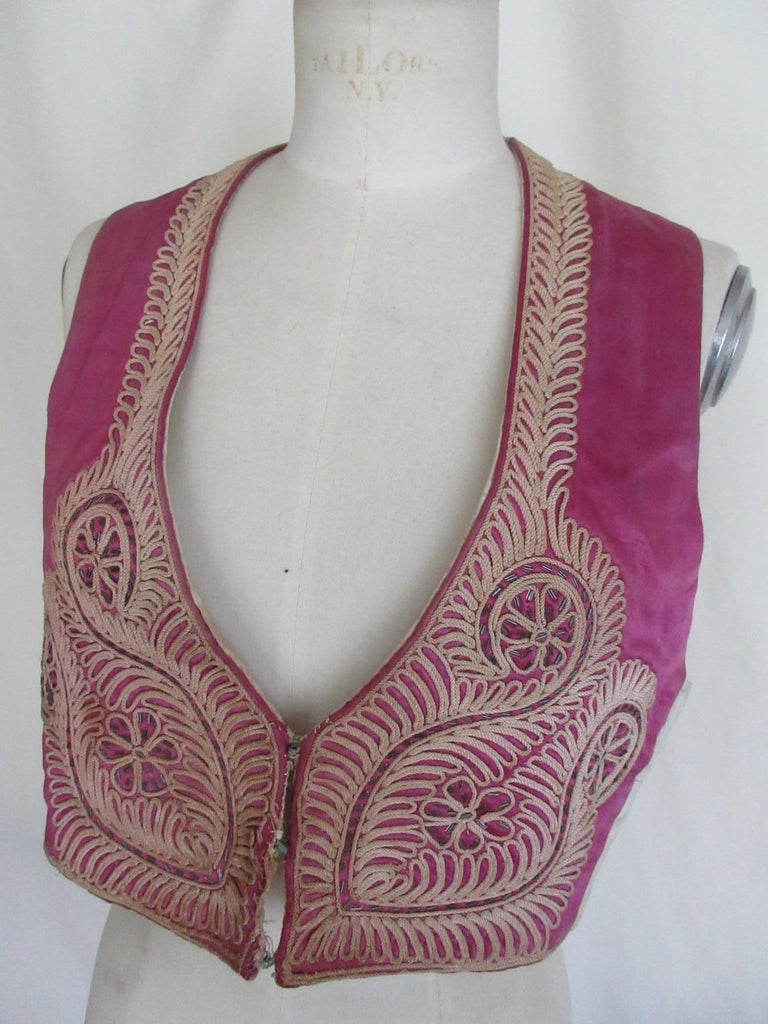 5 x Antique Spanish Matador Costume Vests For Sale at 1stDibs