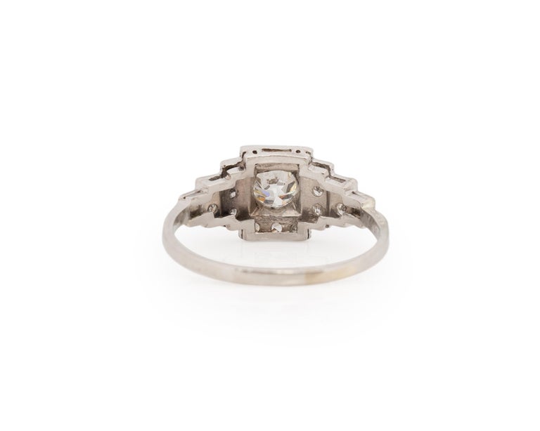 .50 Carat Diamond Platinum Engagement Ring For Sale at 1stDibs