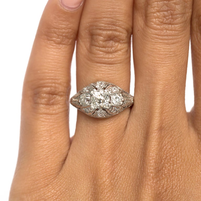 .50 Carat Diamond Platinum Engagement Ring For Sale at 1stDibs