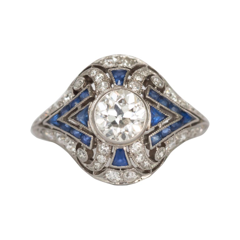 .50 Carat Diamond Platinum Engagement Ring at 1stDibs