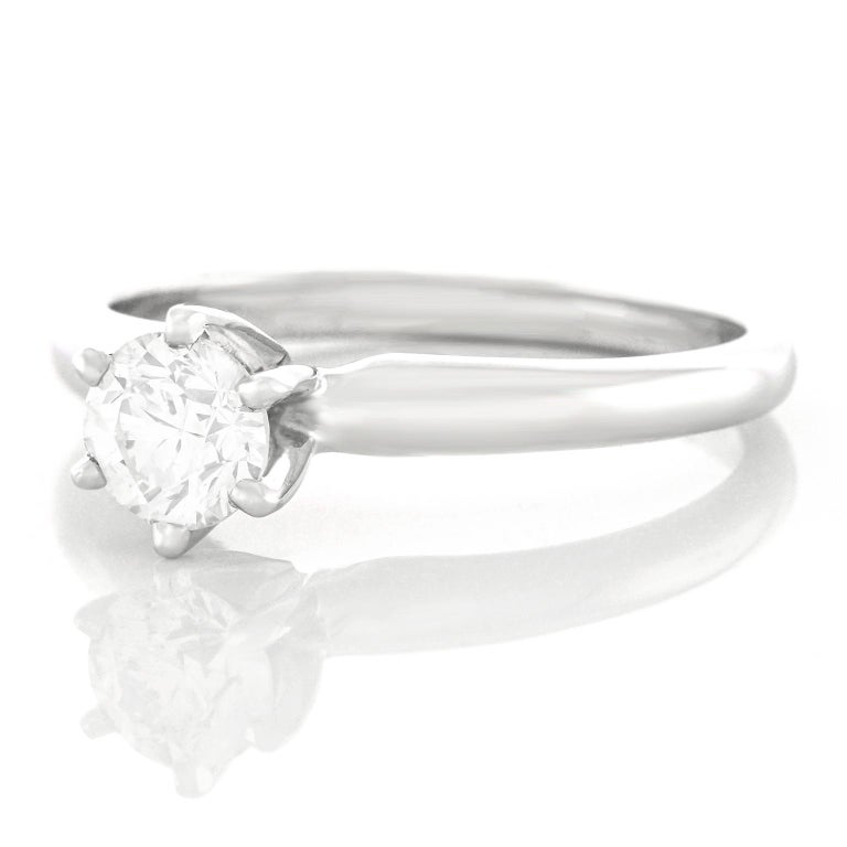 .50 Carat Diamond Set Gold Solitaire Engagement Ring For Sale at 1stDibs