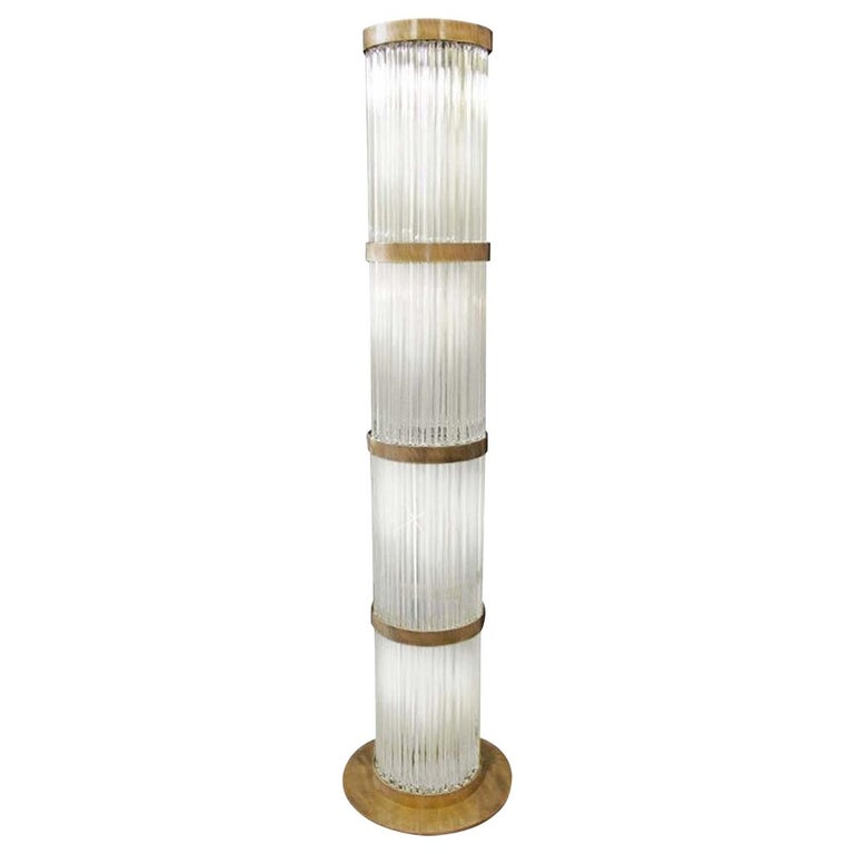 5002/LT T1 Clear Floor Lamp For Sale at 1stDibs
