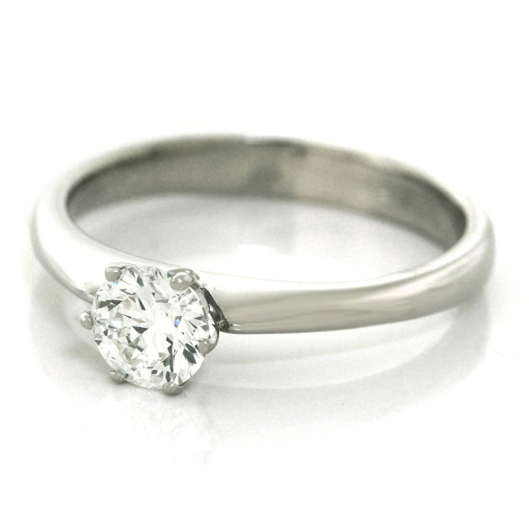 .50ct Diamond Set Platinum Engagement Ring GIA For Sale at 1stDibs ...