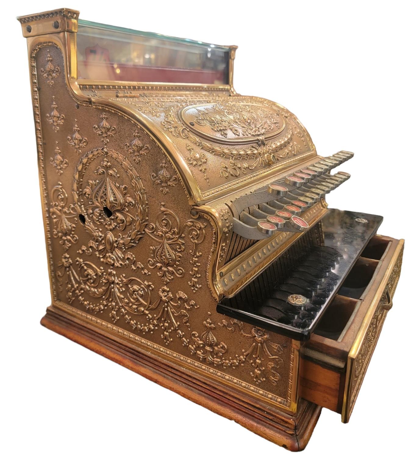 50s Bronze National Cashiers Box at 1stDibs