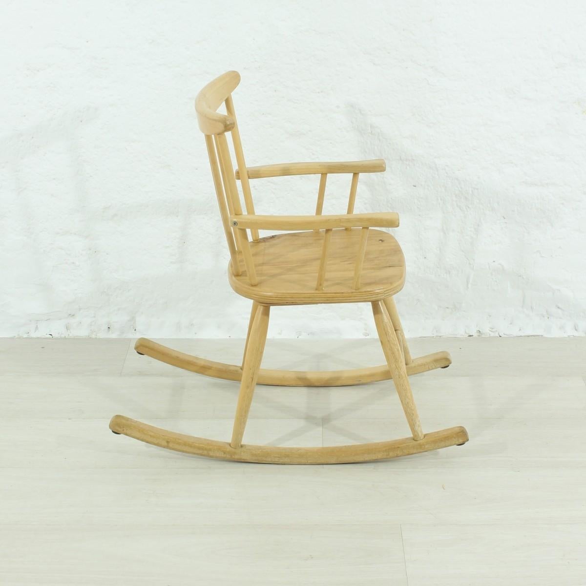 1950s Child Rocking Chair at 1stDibs | 1950's child's rocking chair