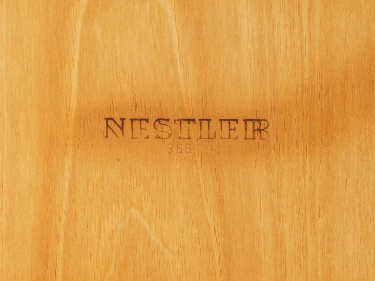 50s drawing table by Nestler adjustable height at 1stDibs