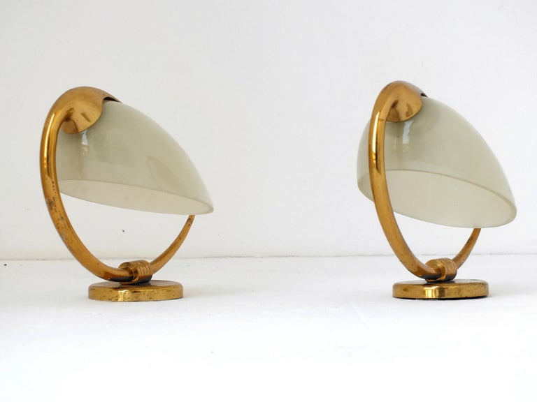 50s Lumen Milano Italy Two Wall Lamp, Oscar Torlasco Lumi Italy, Set of ...