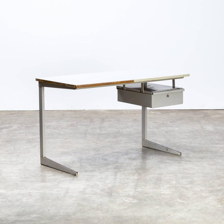 1950s Metal Friso Kramer Writing Desk Formica Worktop for Ahrend de ...