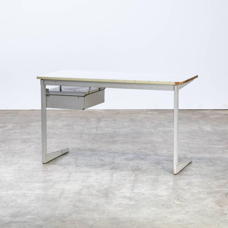 1950s Metal Friso Kramer Writing Desk Formica Worktop for Ahrend de ...