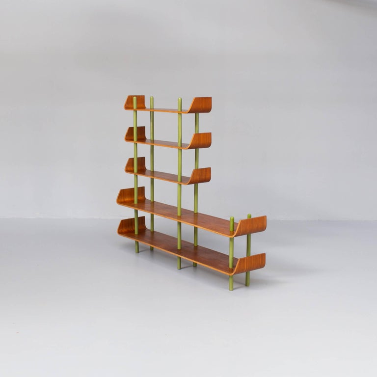 50s Willem Lutjes Bookcase for Gouda Den Boer For Sale at 1stDibs