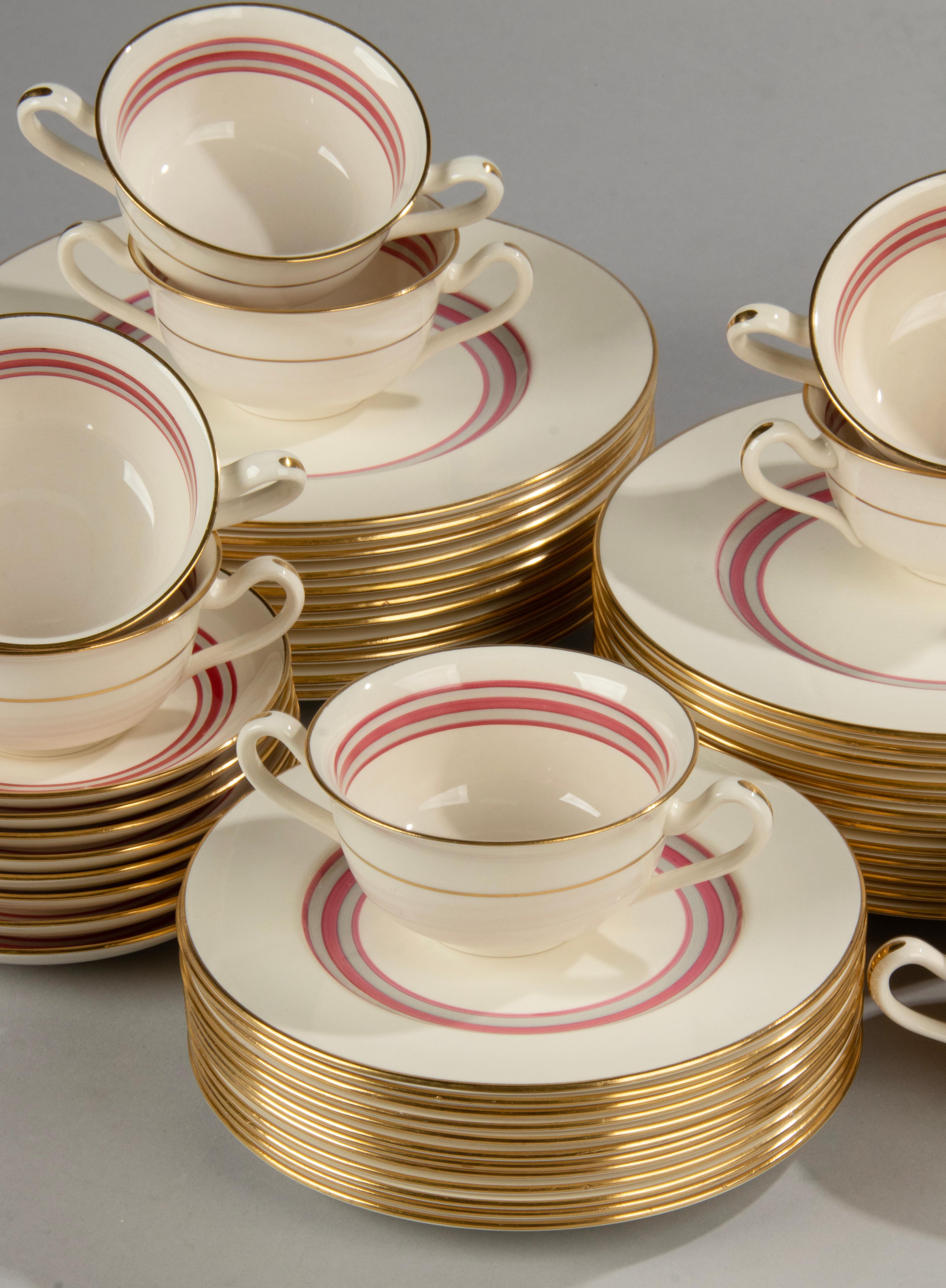 51-Piece Set Art Deco Dinnerware, Spode, England, circa 1930 For Sale ...