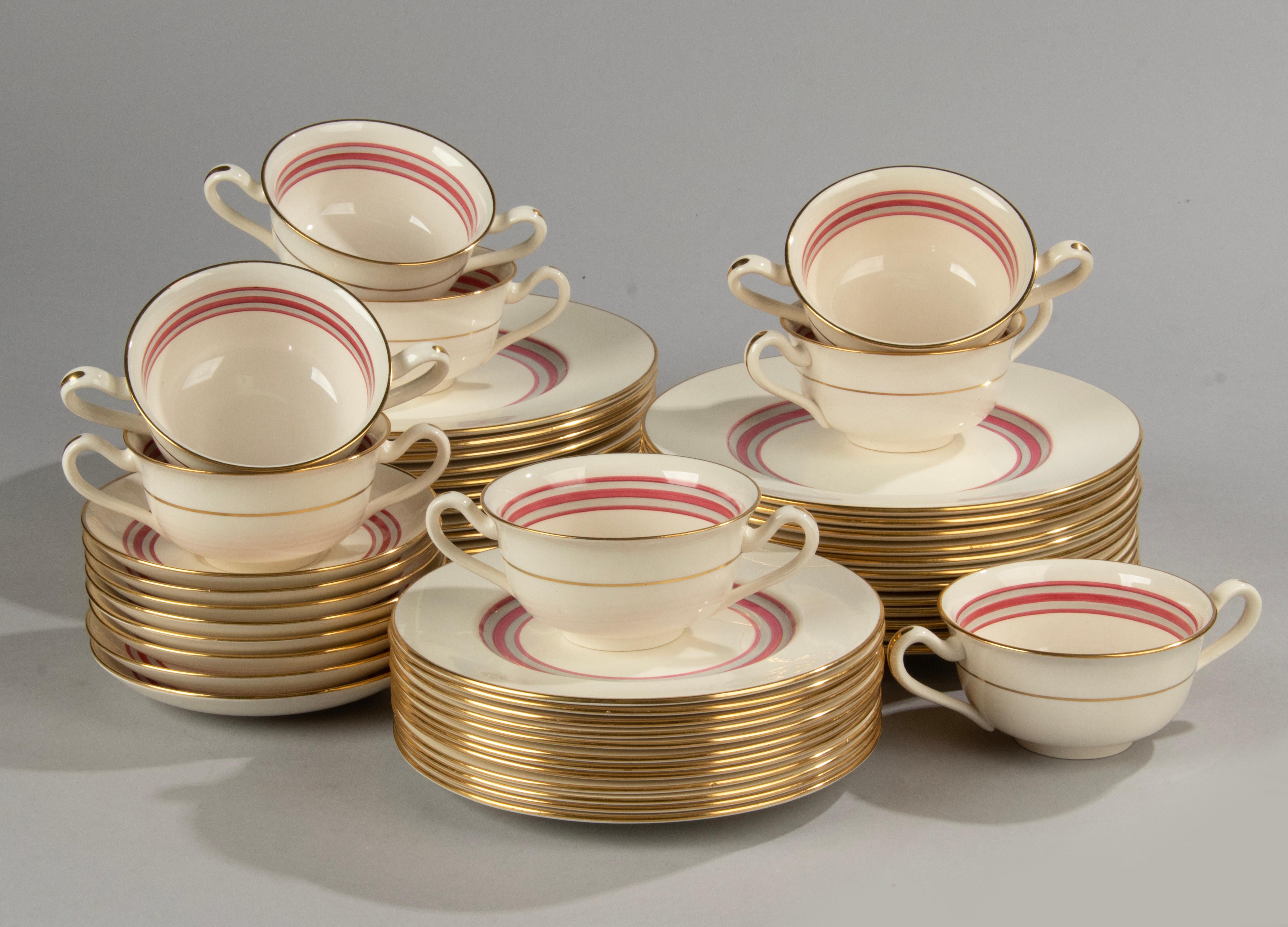 51-Piece Set Art Deco Dinnerware, Spode, England, circa 1930 For Sale ...