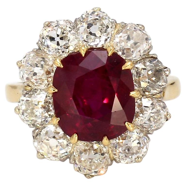Thai Ruby Ring - 27 For Sale on 1stDibs