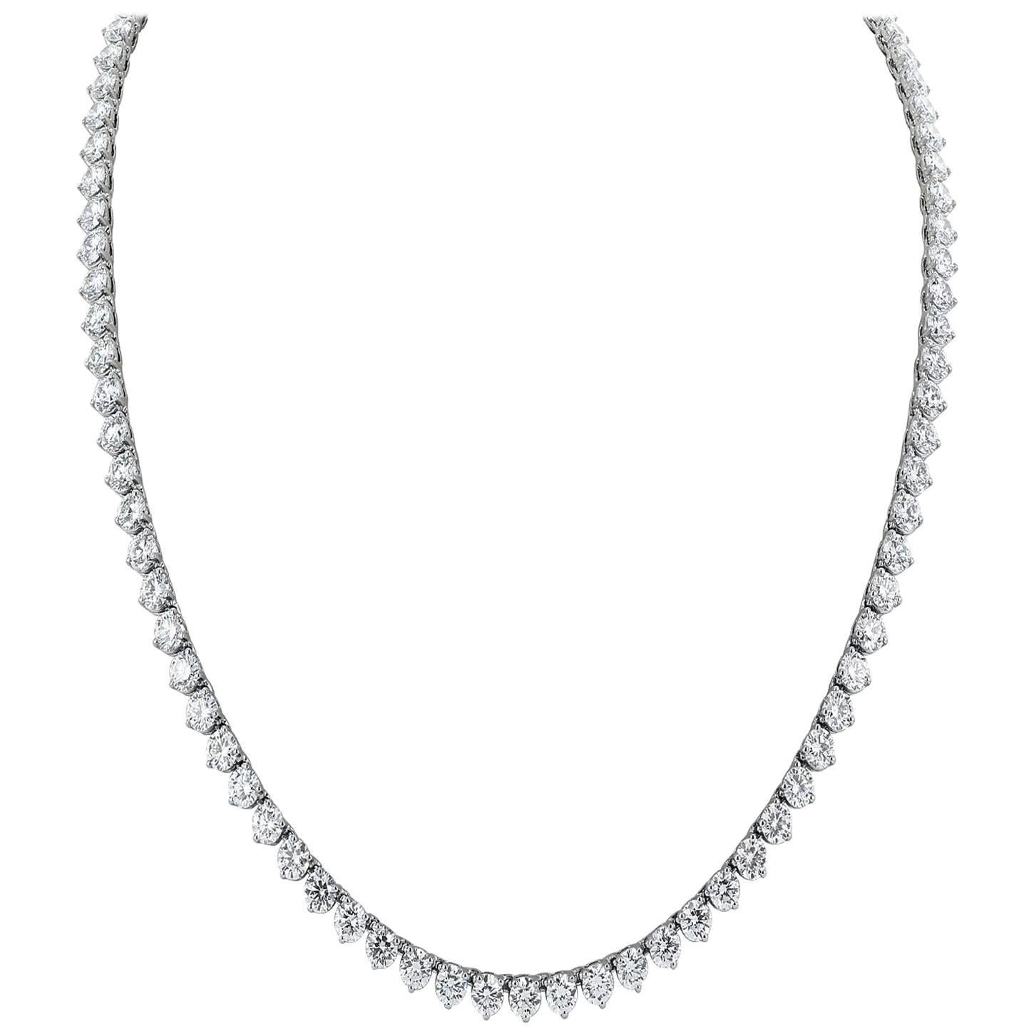 51.60 Carat Opera, Diamond Necklace For Sale at 1stDibs