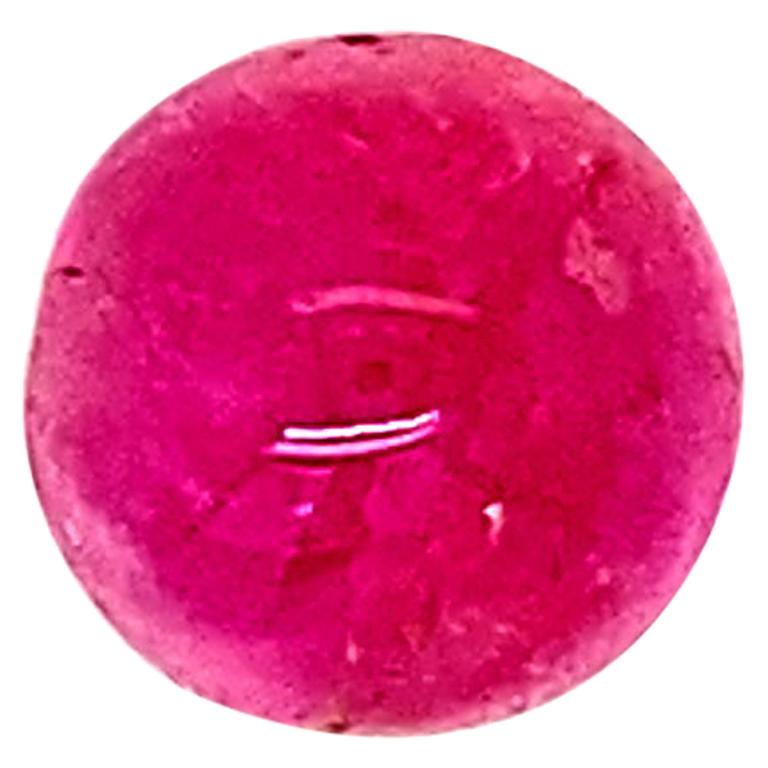 5.16 Carat GIA Certified Unheated Burmese Ruby Cabochon at 1stDibs