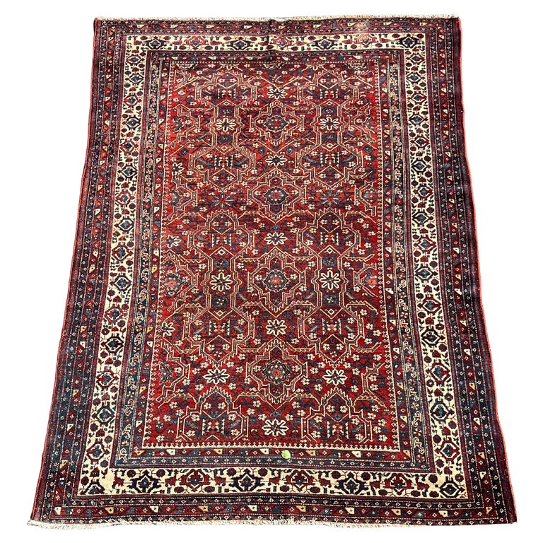 Persian Malayer Wool Handknotted Carpet from the Early 20th Century For ...
