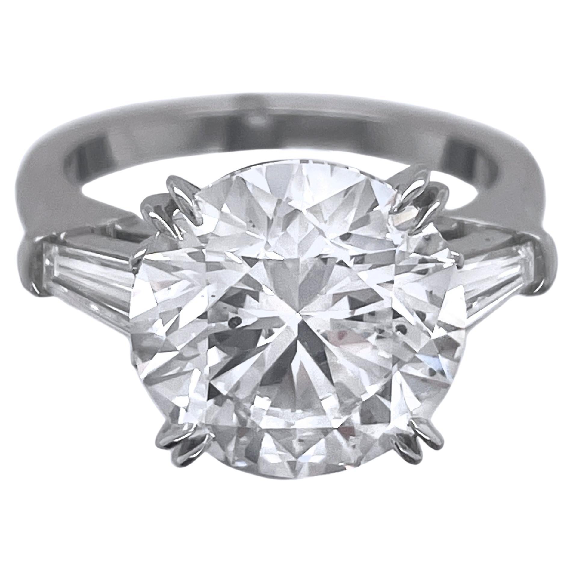 21.05 Carat Round Brilliant Cut Diamond Ring, GIA Certified For Sale at ...