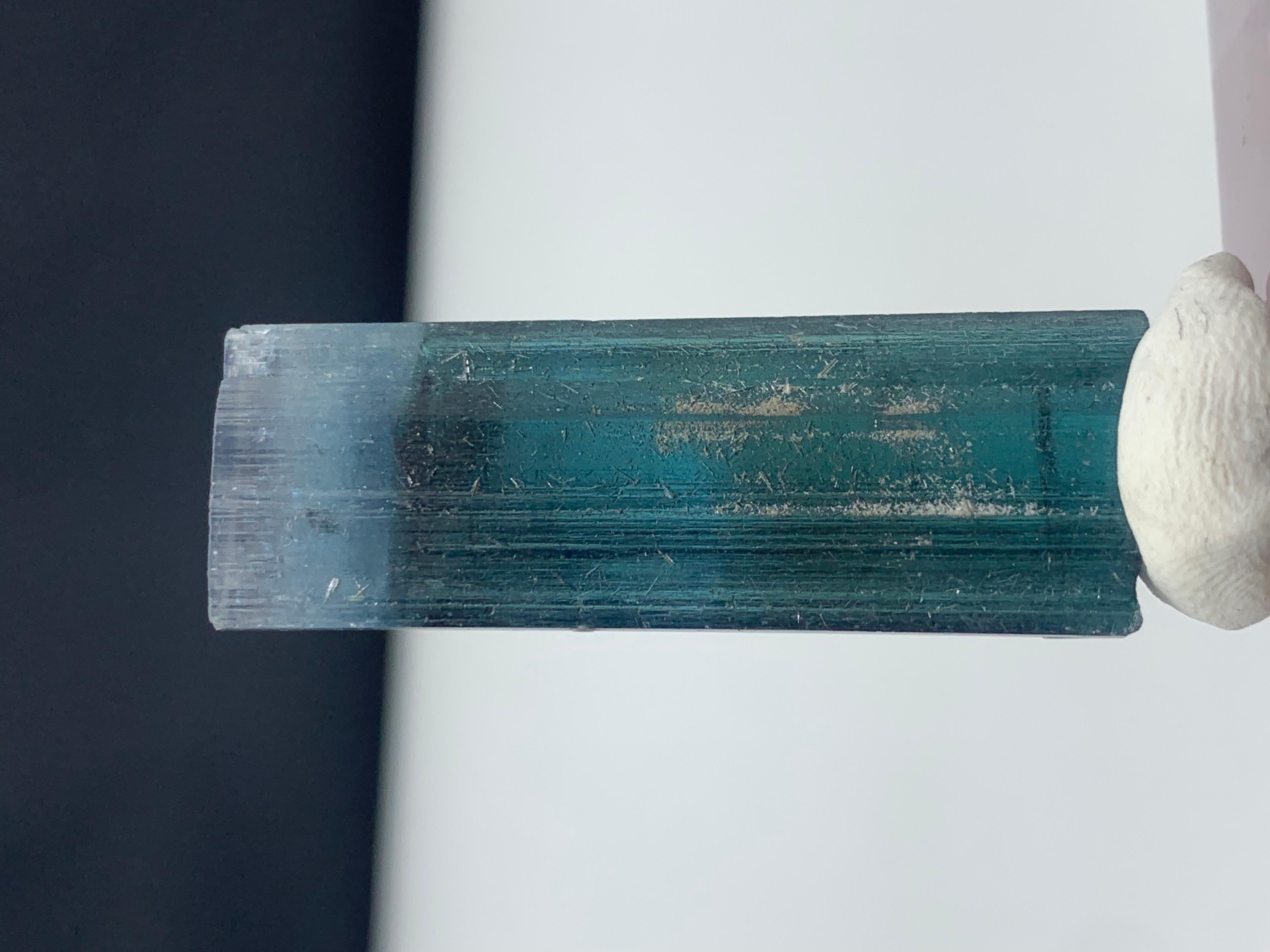 53.55 Carat Marvelous Indicolite Tourmaline Crystal from Nuristan ...