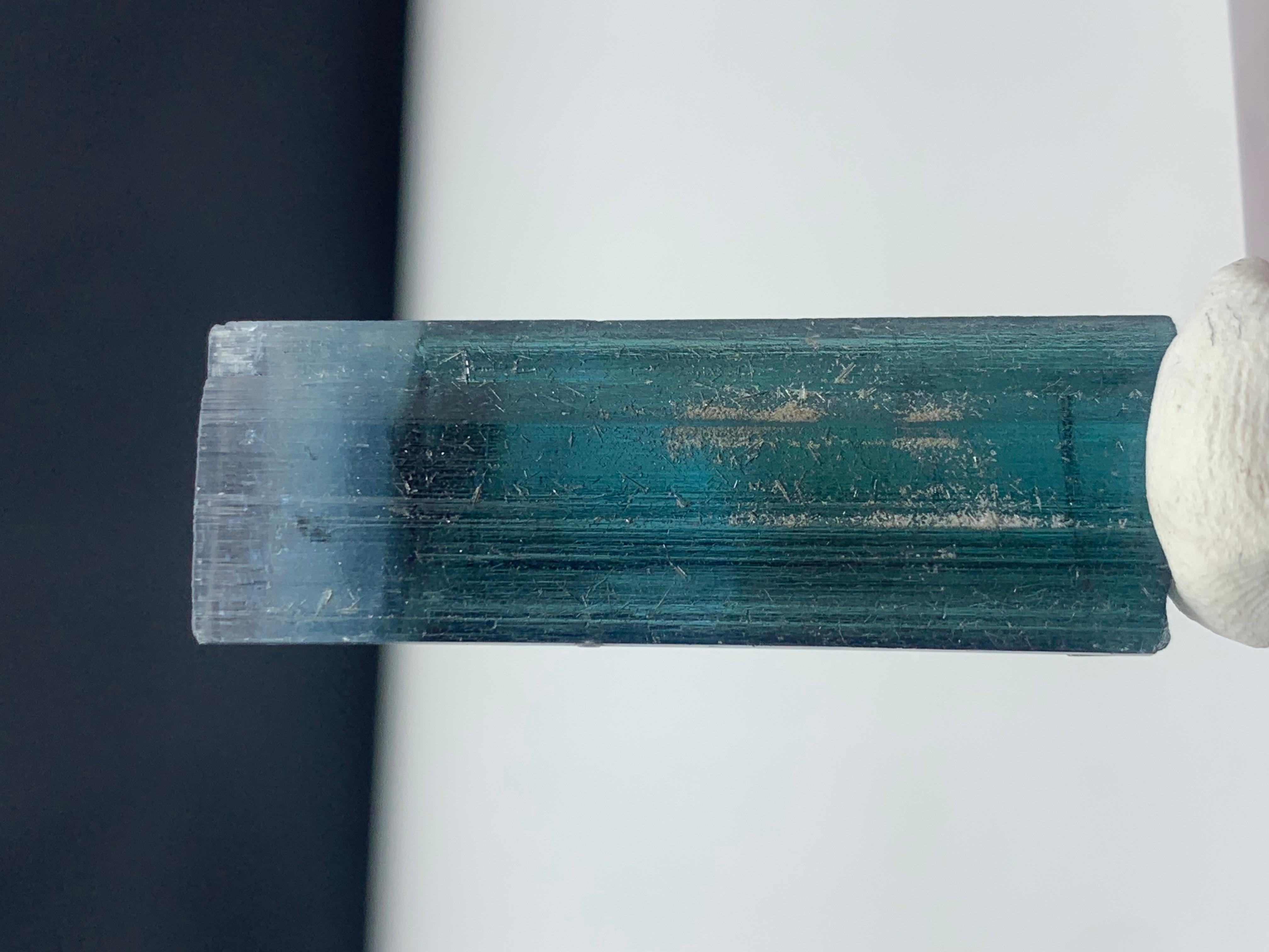 53.55 Carat Marvelous Indicolite Tourmaline Crystal from Nuristan ...
