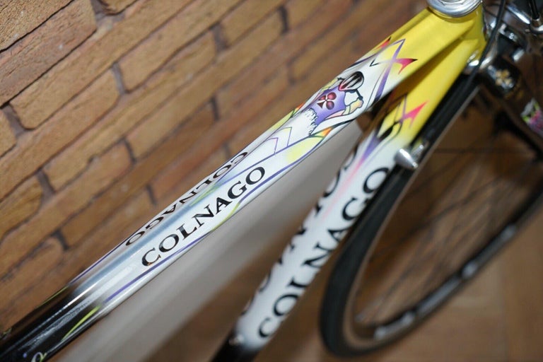 53.5CM RARE COLNAGO TITANIO TITANIUM ROAD BIKE ART DECOR PAiNT SCHEME ...