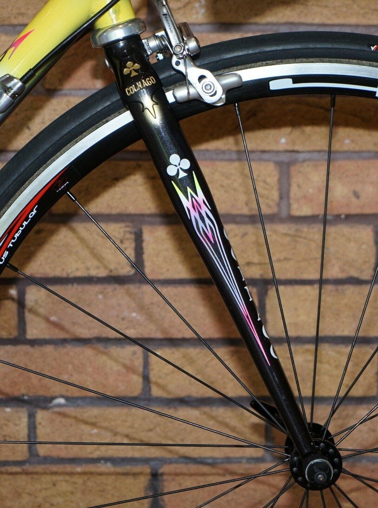 53.5CM RARE COLNAGO TITANIO TITANIUM ROAD BIKE ART DECOR PAiNT SCHEME ...