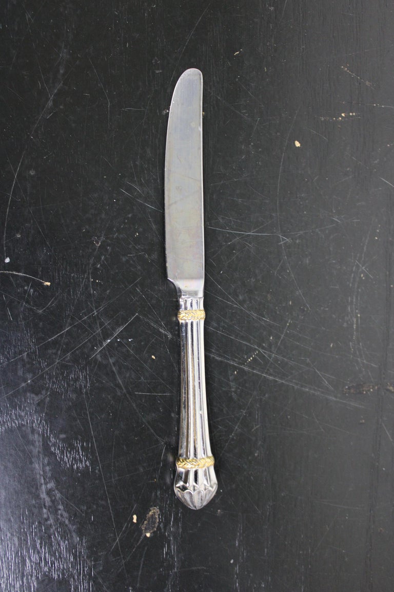 55 Vintage Yamazaki Carouselle Gold Stainless Flatware Silverware ...