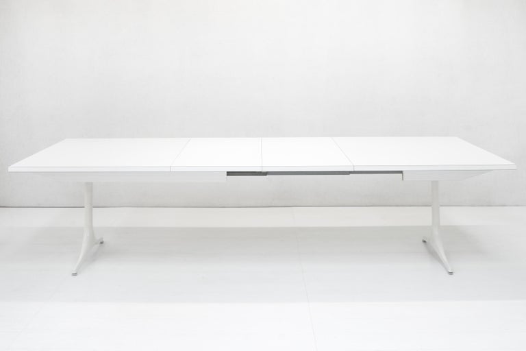 5559 Extendable Pedestal Dining Table by George Nelson for Herman Miller at 1stDibs