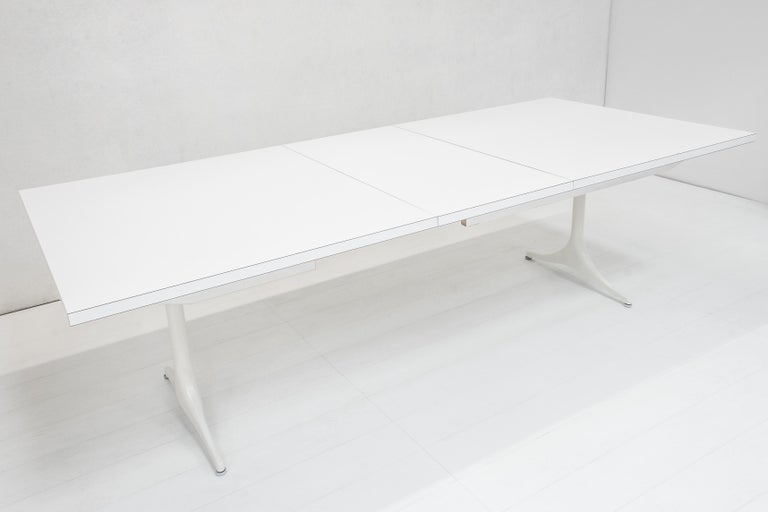 5559 Extendable Pedestal Dining Table by George Nelson for Herman Miller at 1stDibs