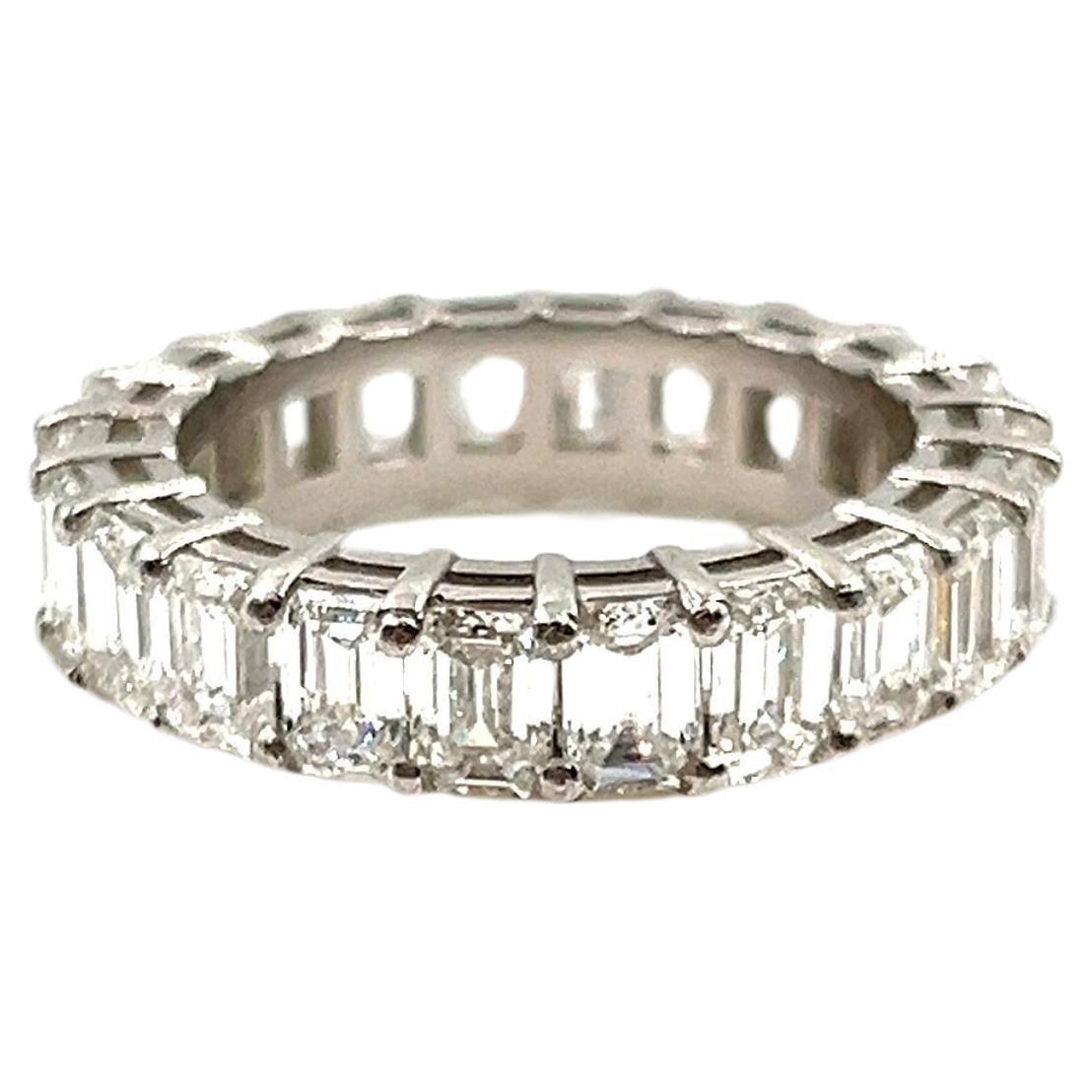 5.65 ct Diamond Eternity Ring For Sale at 1stDibs