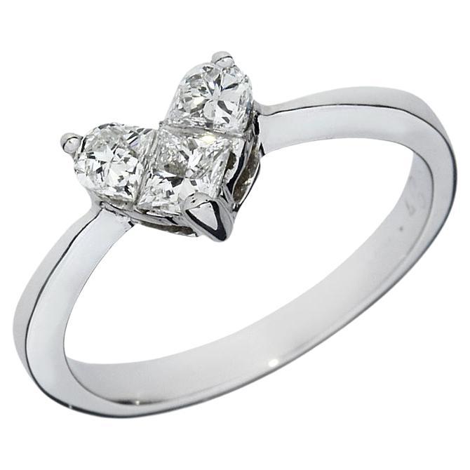 8.02 Carat Fancy-Colored Heart Shaped Diamond Ring at 1stDibs