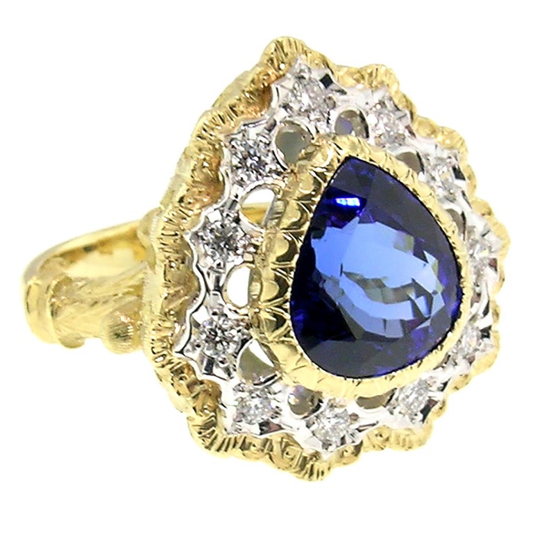 5.80ct Tanzanite in 18kt Giulia Ring, Made in Italy by Cynthia Scott ...