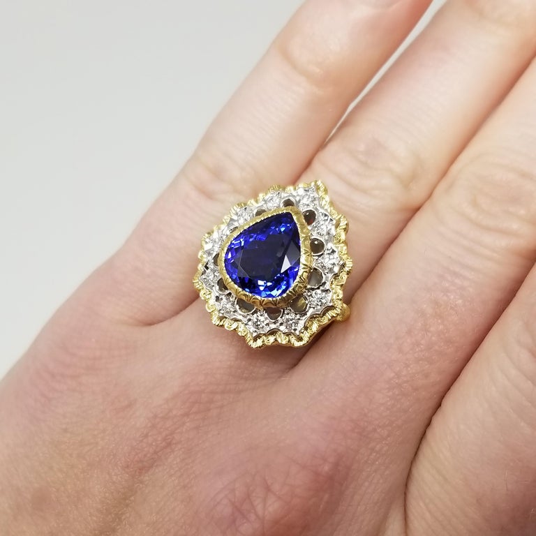 5.80ct Tanzanite in 18kt Giulia Ring, Made in Italy by Cynthia Scott ...
