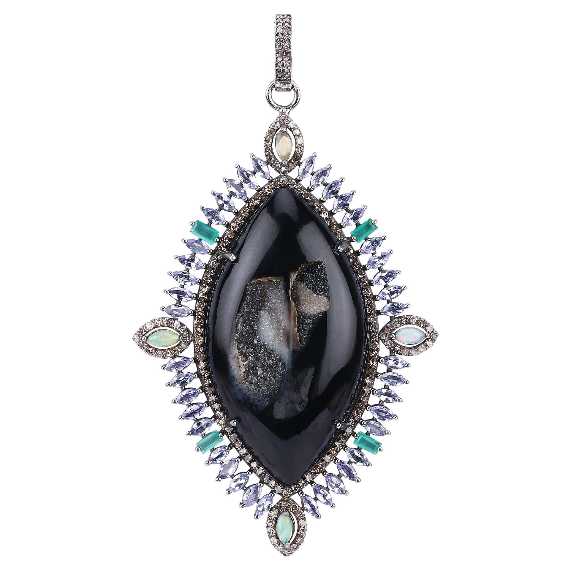 Nicky Butler Limited Ed Raj Collection Sterling Silver Multi-Gemstone ...