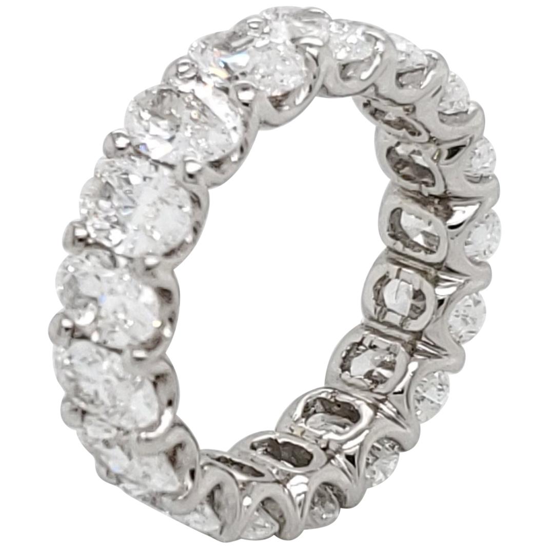 Oval Shaped Diamond Eternity Band at 1stdibs