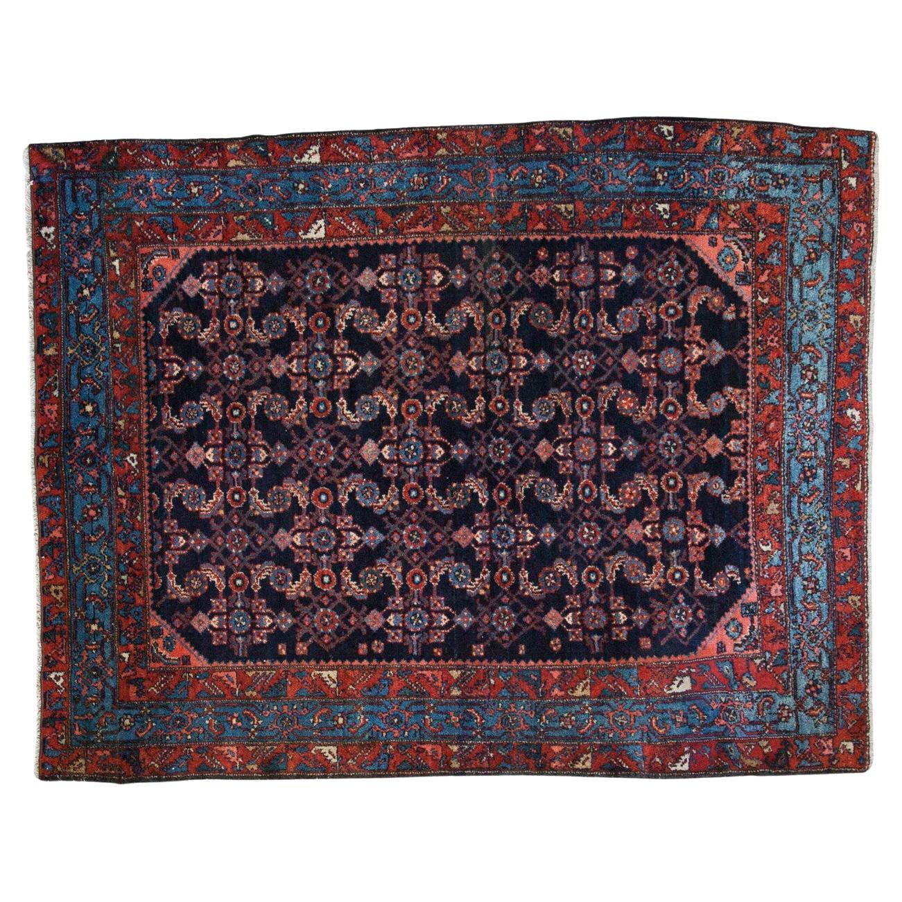 Vintage Fine Engelas Square Rug For Sale at 1stDibs