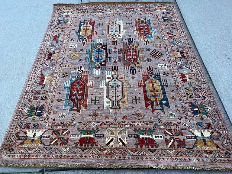 Hand-Knotted Afghan Rug Premium Hand-Spun Afghan Wool Fair Trade For ...