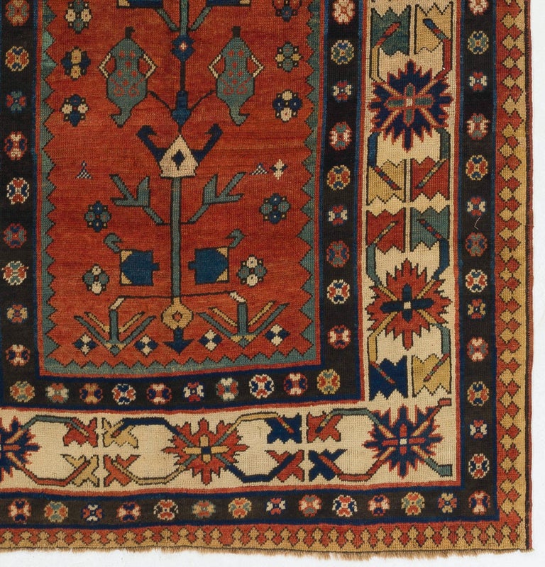 5x8 Ft Antique Caucasian Karabagh Rug, Late 19th Century For Sale at ...