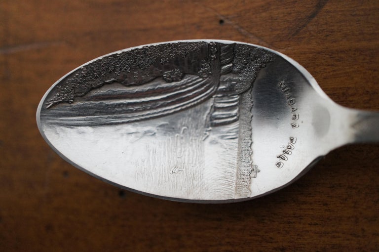 6 Antique Assorted Native American Sterling Silver Souvenir Spoons 93g ...