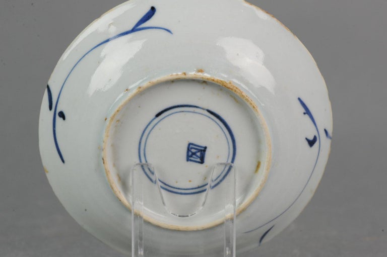 #6 Antique Chinese Porcelain Tianqi Chongzhen 16/17C Ming Peony Plate ...