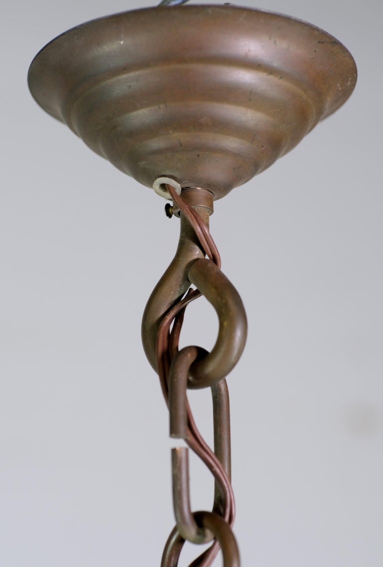 6 Arm Bronze Colonial Williamsburg Chandelier French Wired For Sale at ...