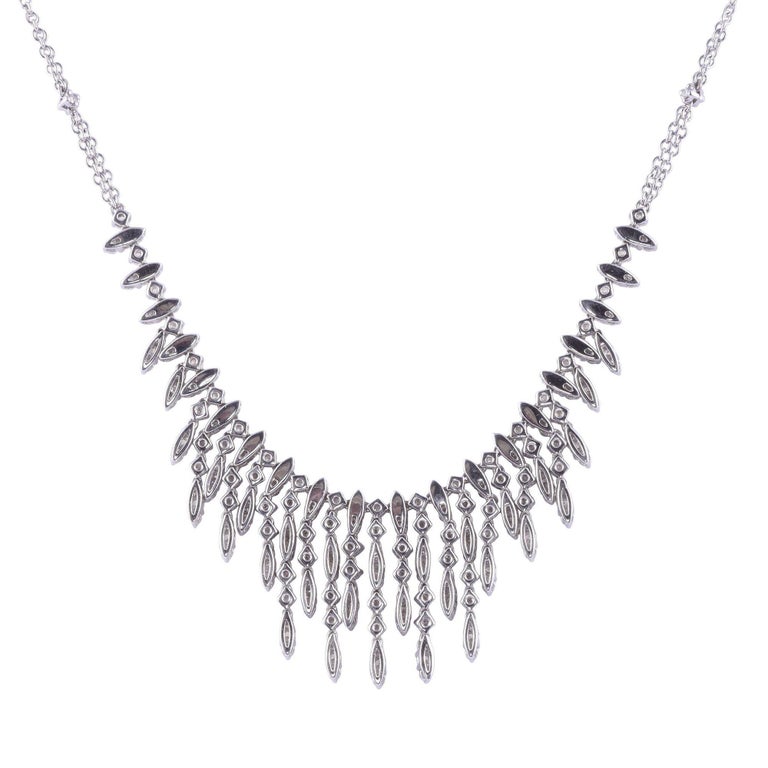 6 CTW Diamond Dangle Necklace For Sale at 1stDibs